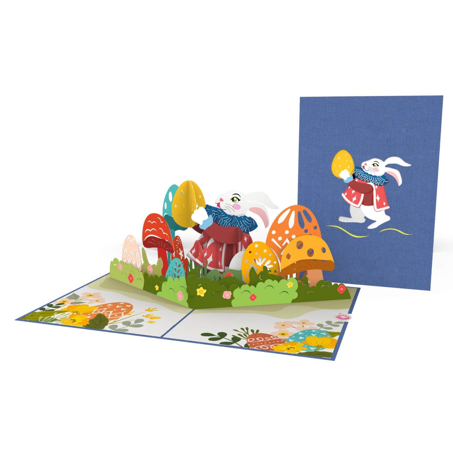 Easter Bunny with Egg Pop Up Card I Unipop