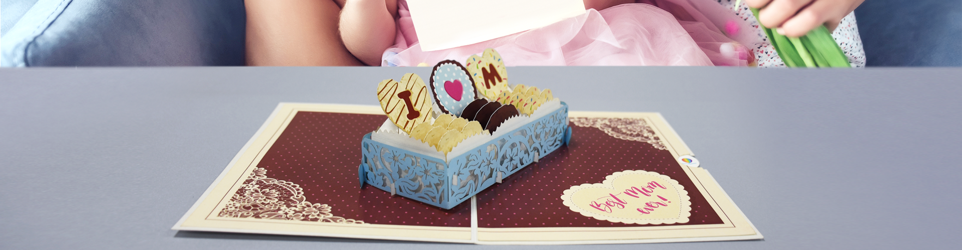 3D Card for Mother's Day Beautiful Sayings For Mom Unipop