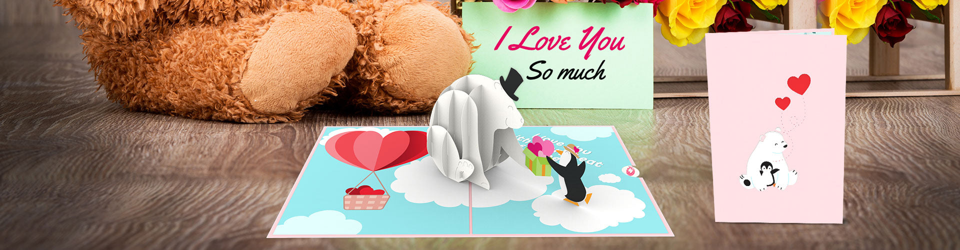 I Love You Pop Up Card Show Someone You Love So Much Paper Color – Unipop