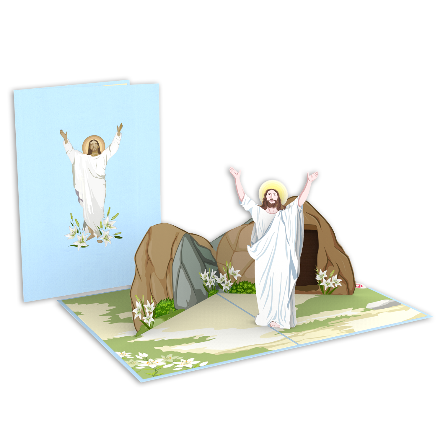 The Lord Easter Pop Up Card I Unipop Cards